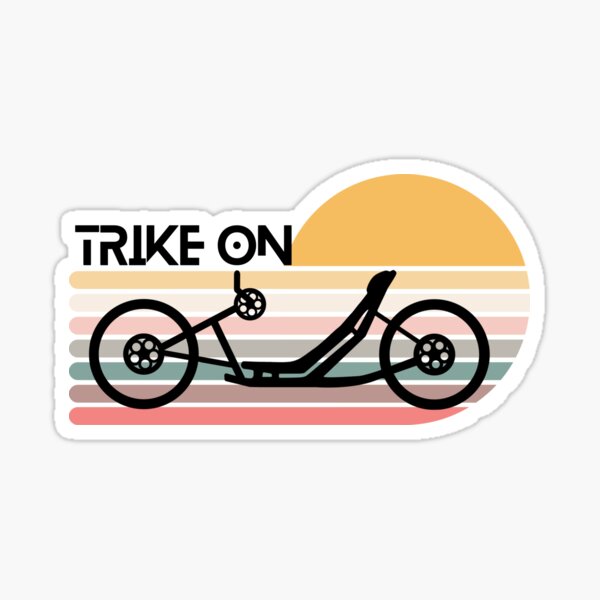 "Recumbent Life Design - Trike On Handcycle" Sticker for Sale by ...