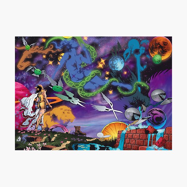 Lámina fotográfica «promethea,hq,pin up,new promethea,cover,silueta ...