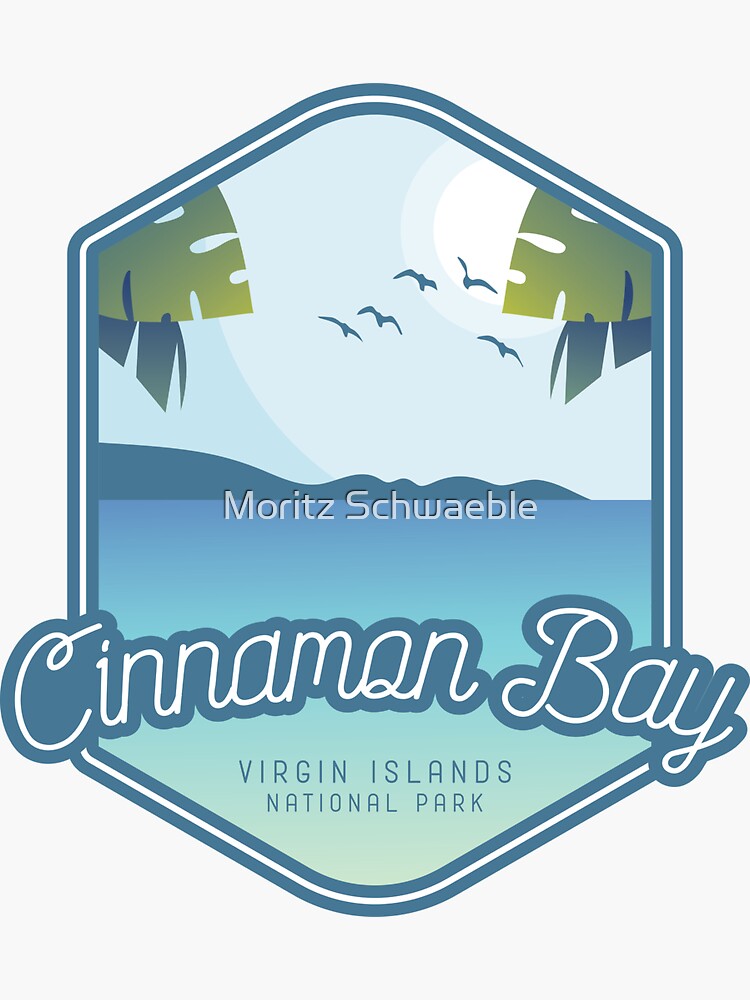 "Cinnamon Bay - Virgin Islands National Park" Sticker for Sale by ...
