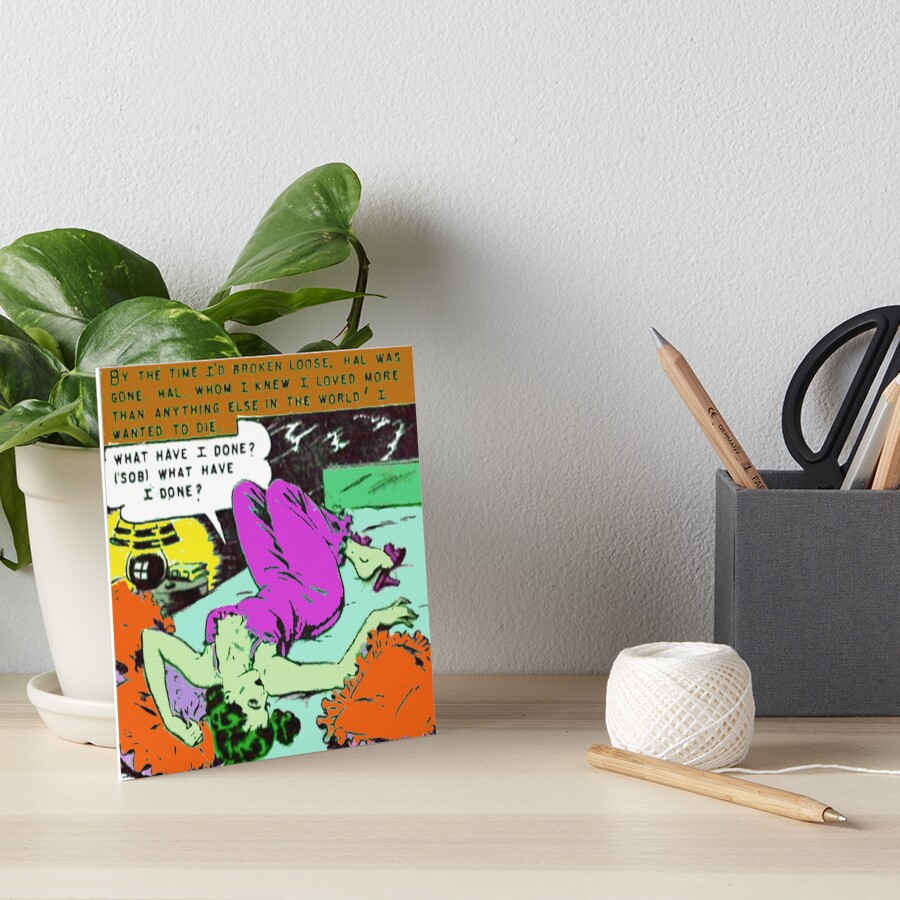 "Crying Zombie Girl | retro aesthetic " Art Board Print for Sale by ...