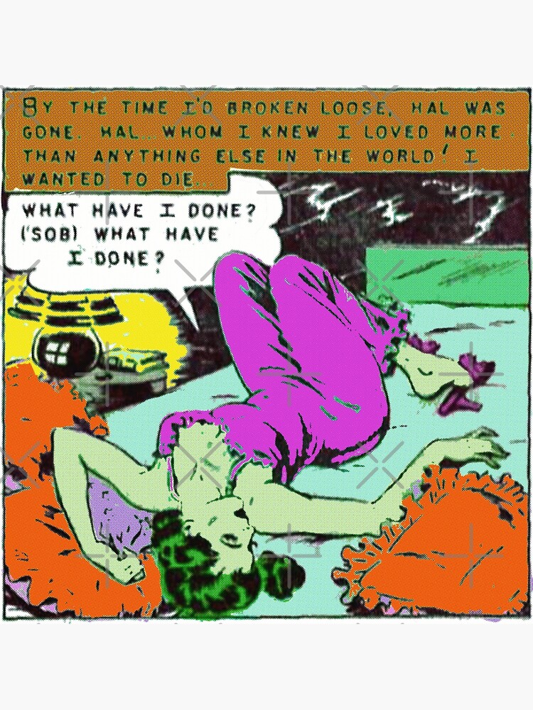 "Crying Zombie Girl | retro aesthetic " Poster for Sale by spinolator ...