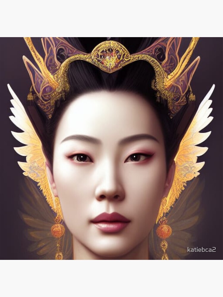 "Stunning Chinese Queen" Sticker for Sale by katiebca2 | Redbubble