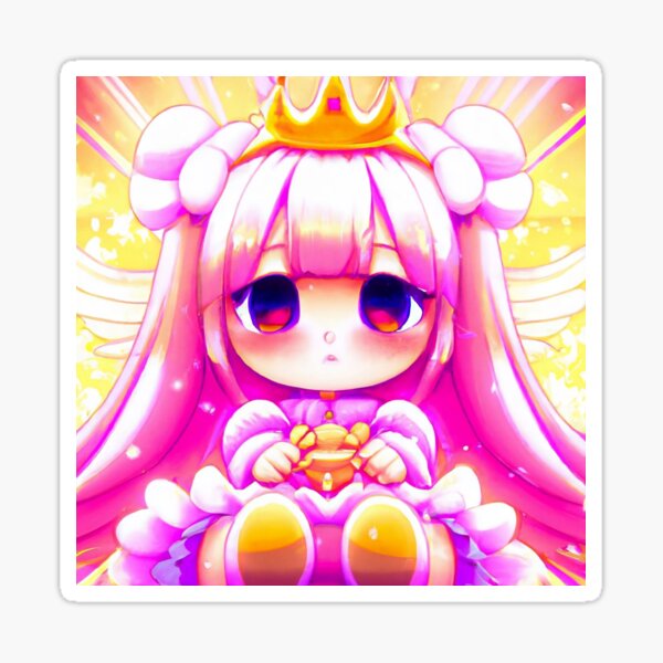 "Pouty Pink Princess" Sticker for Sale by SabrinaStardust | Redbubble