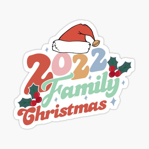 "2022 Family Christmas, a design to be worn by the whole family ...