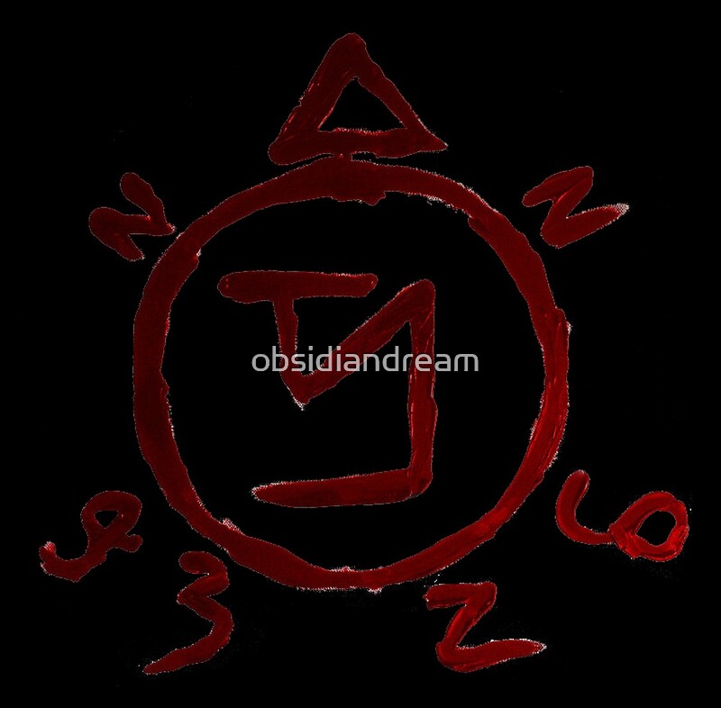 "Supernatural Angel Banishing Symbol v2.0" by obsidiandream | Redbubble