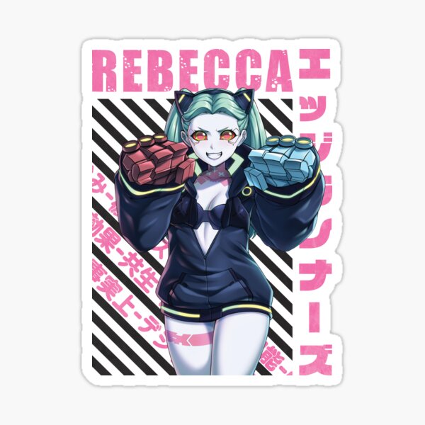 "Cyberpunk: Edgerunners - Rebecca" Sticker for Sale by Recup-Tout ...