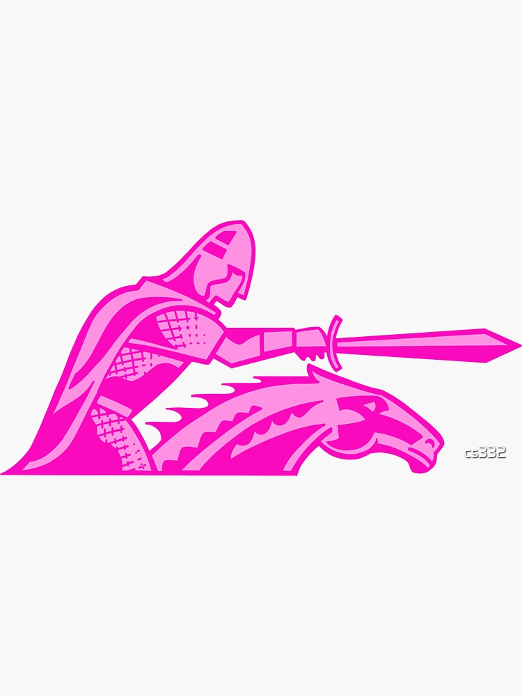 "Alfred University Pink Saxon Logo" Sticker for Sale by cs332 | Redbubble