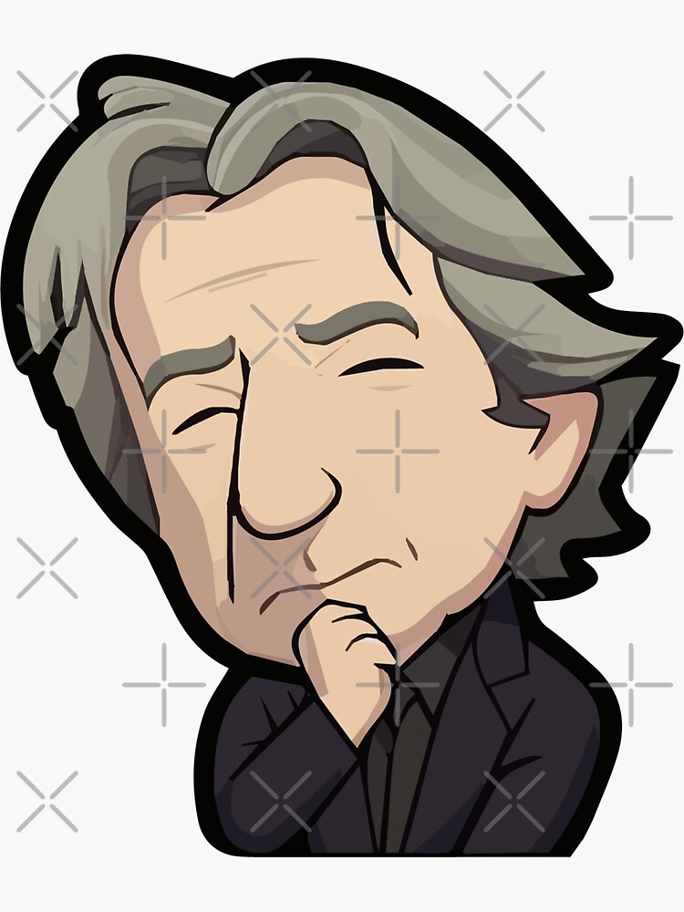 "Alan Rickman" Sticker for Sale by unplainart | Redbubble