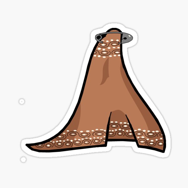 "Pinned Hanky Code-Rust" Sticker for Sale by Riccivela | Redbubble