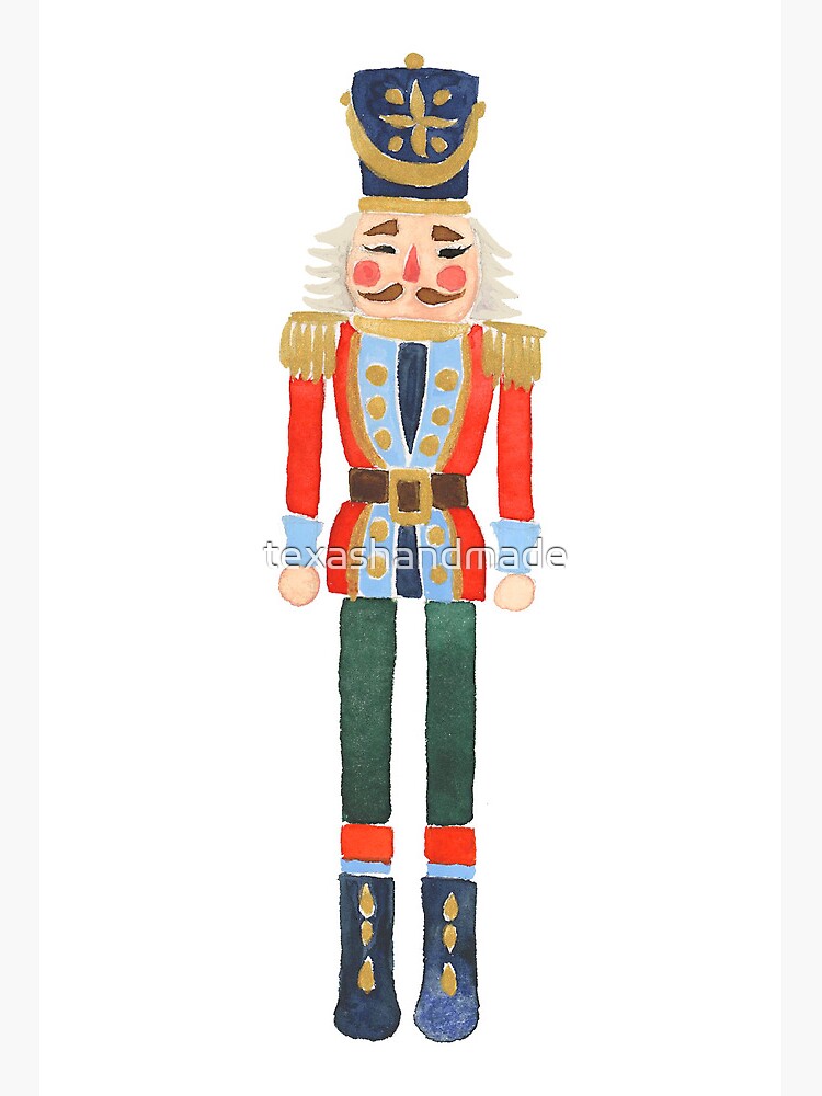 "Merry Christmas The Nutcracker" Art Board Print for Sale by ...