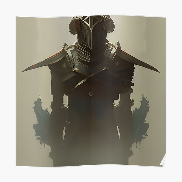 "Medieval Steam Punk Knight" Poster for Sale by PetrovArt | Redbubble