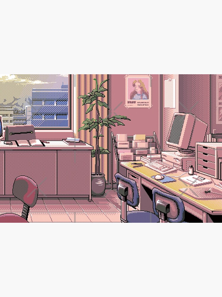 "8 Bit Aesthetic Cyber Pink Room" Poster for Sale by anotherkali ...