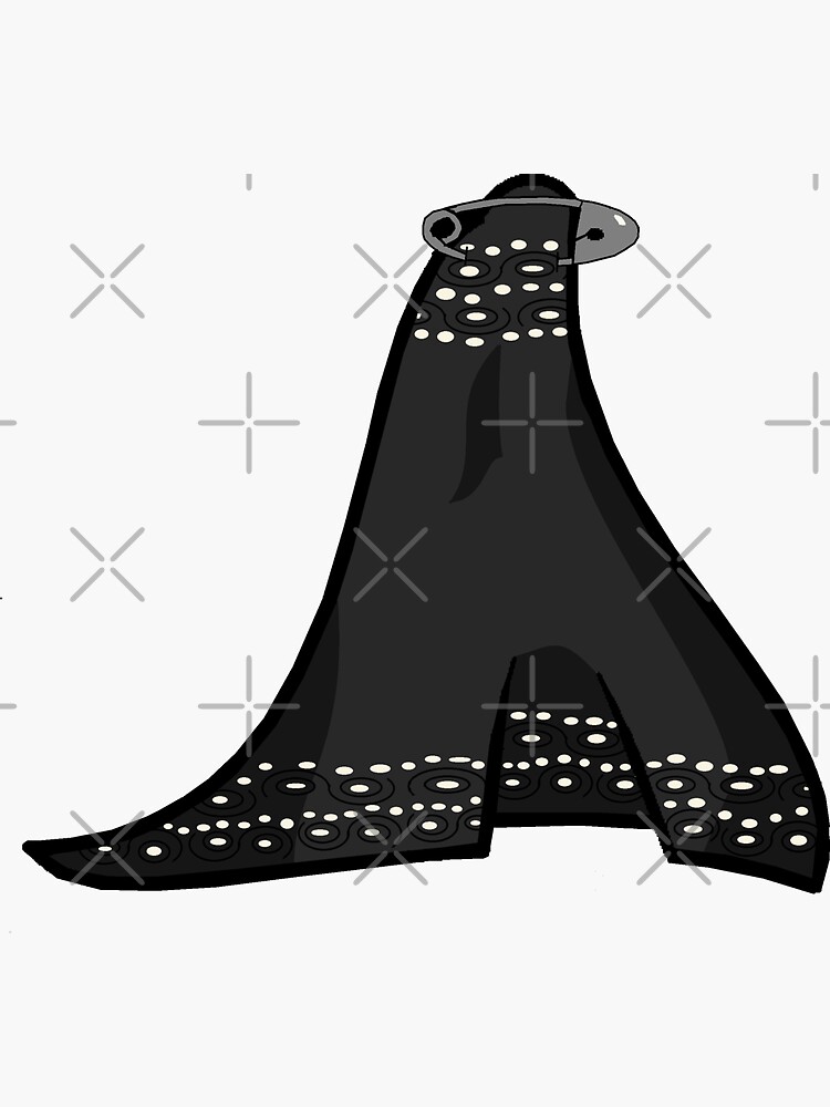 "Pinned Hanky Code-Black" Sticker for Sale by Riccivela | Redbubble