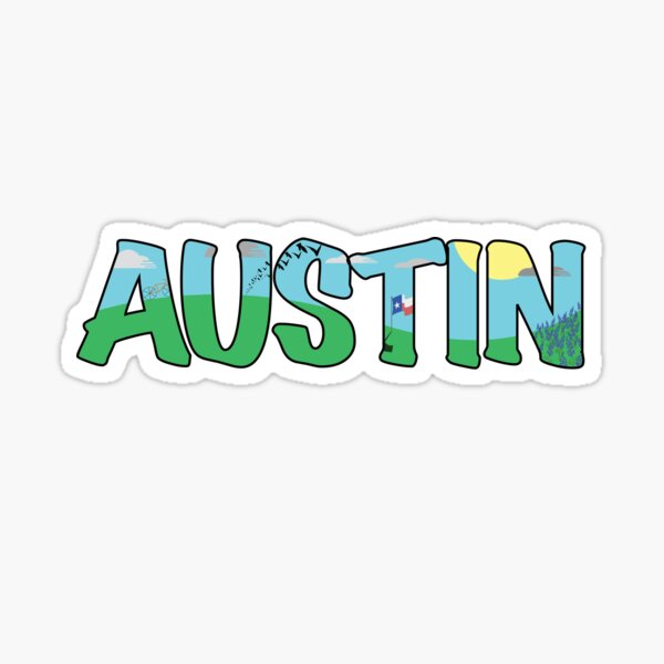 "Best Parts of Austin" Sticker for Sale by ISwedlow | Redbubble