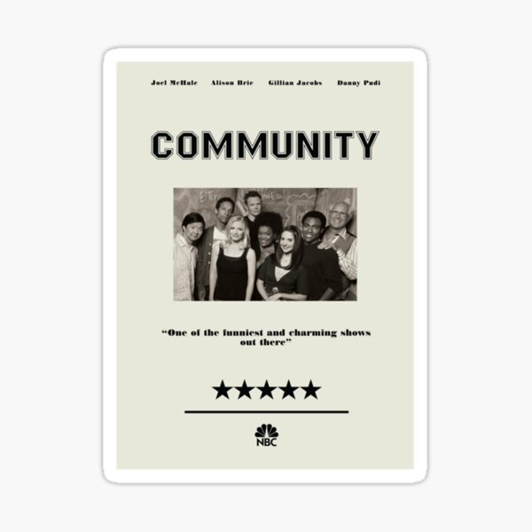 "community " Sticker for Sale by aureliagise | Redbubble