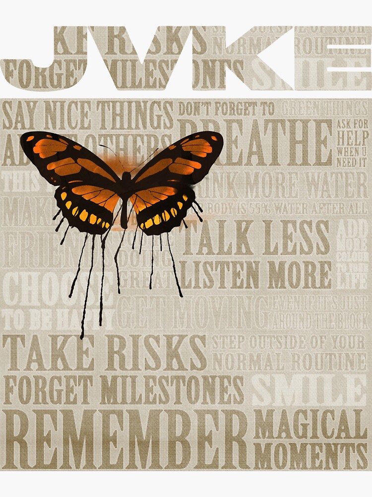 "jvke concert" Sticker for Sale by JuskeArt | Redbubble