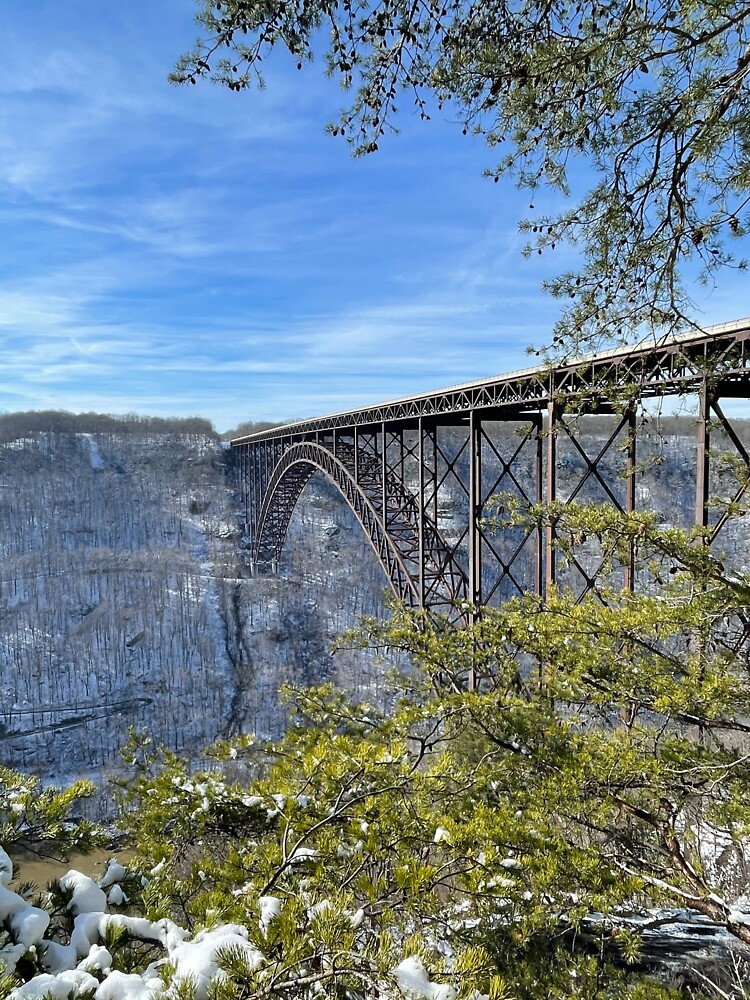 Pegatina «Parque Nacional Natural-New River Gorge» de kimfaz12 | Redbubble