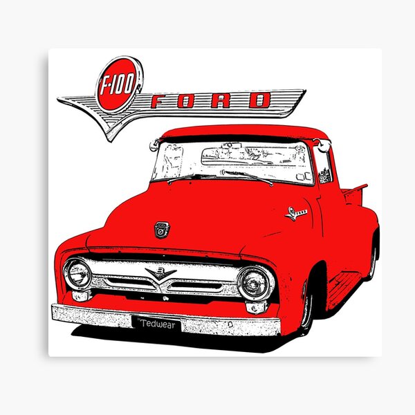 1956 Ford F100 Wall Art | Redbubble