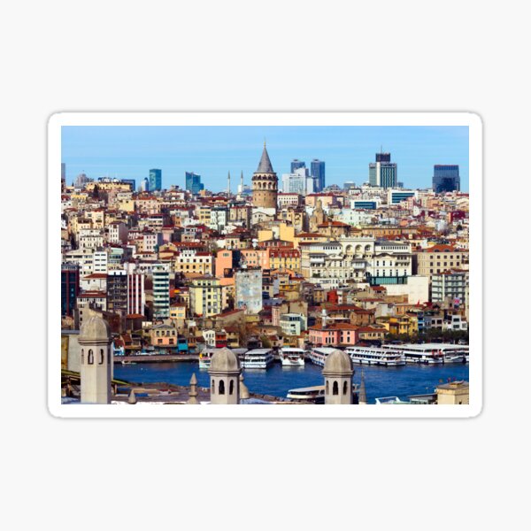 "Istanbul Cityscape" Sticker for Sale by Aleksander37 | Redbubble