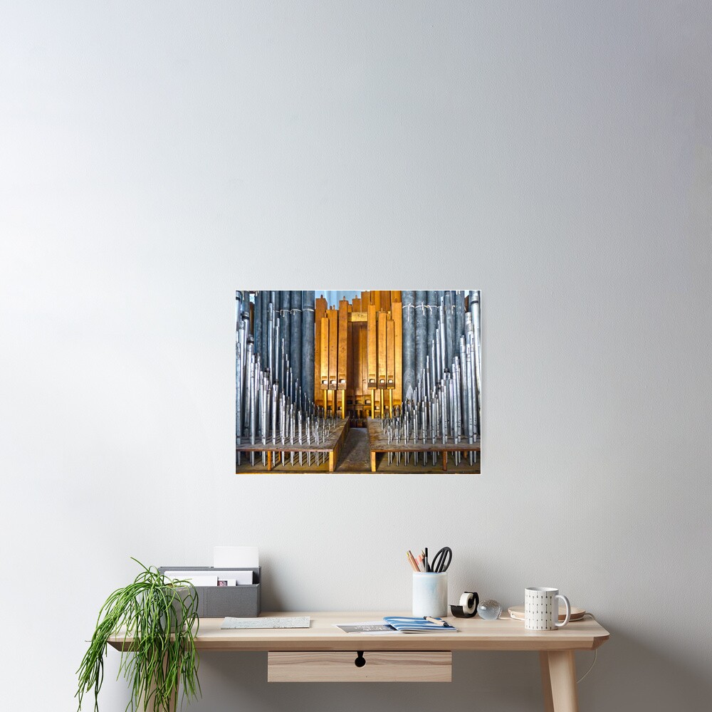 "Massive Pipe Organ Pipes" Poster for Sale by FrankieCat | Redbubble