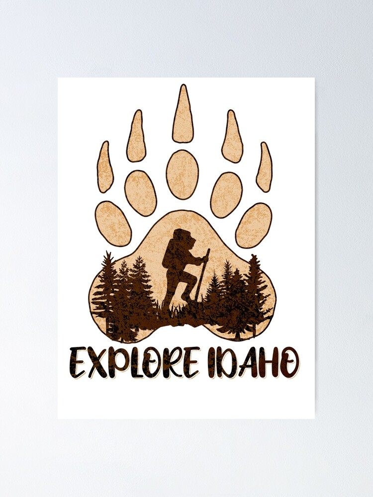 "Explore Idaho" Poster for Sale by rrsum | Redbubble