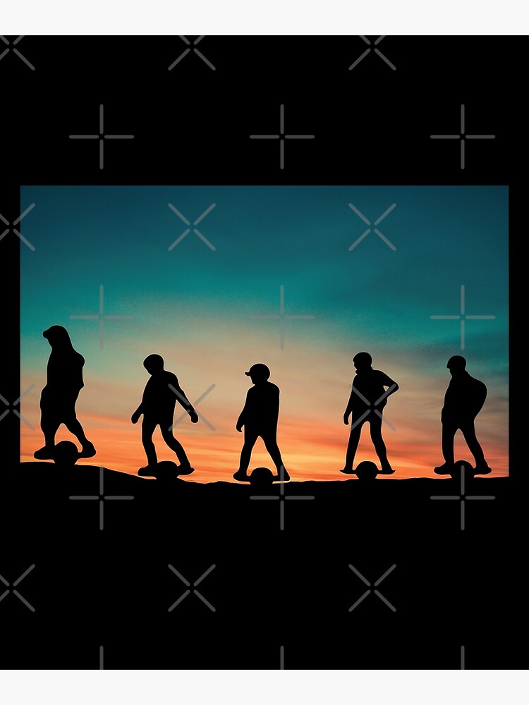 "onewheel artwork flat design landscape sunrise view cute gift for ...