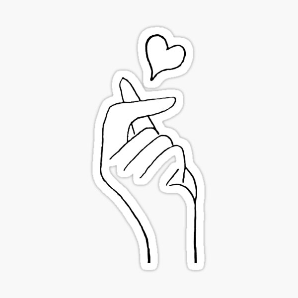 "cute heart" Sticker for Sale by MedGhanem | Redbubble