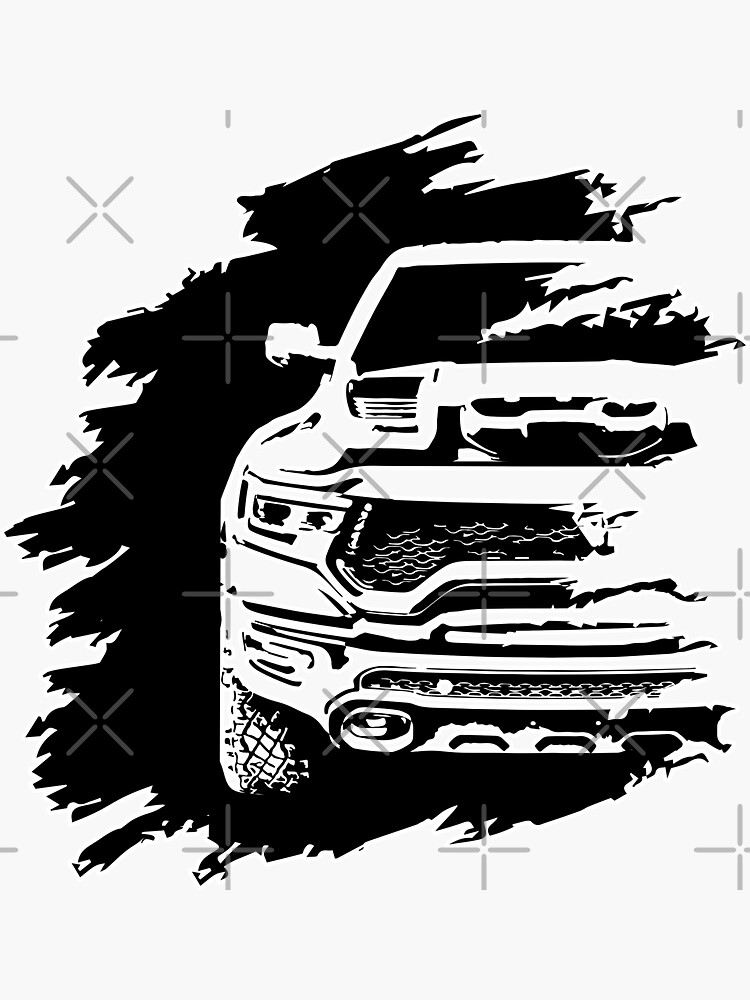 "Trx pickup " Sticker for Sale by mfzmfz | Redbubble