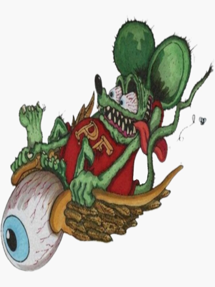 "Rat fink rat fink " Sticker for Sale by World-art-4-u | Redbubble