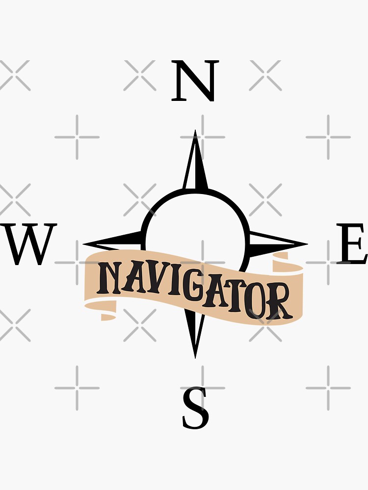 "Custom Ship Captain Sailing Family (Navigator )" Sticker for Sale by ...