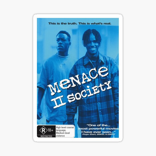 "Menace to Society" Sticker for Sale by StylizedKon | Redbubble