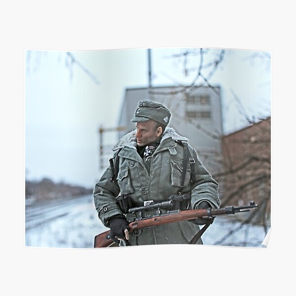"WW2 deutscher Scharfschütze Major Erwin König in Stalingrad" Poster ...