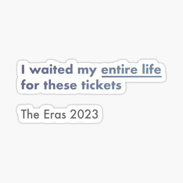 "Ultimate Swiftie 2023" Sticker for Sale by artisticvector | Redbubble