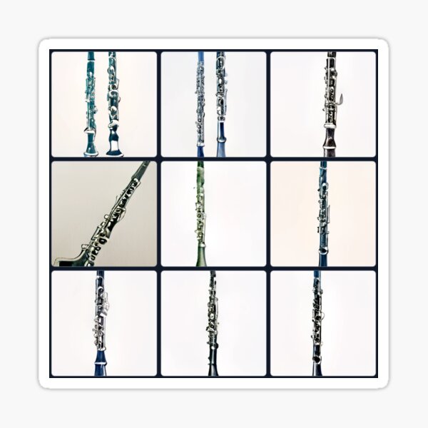 "Clarinets art / Musical Instruments art" Sticker for Sale by ...