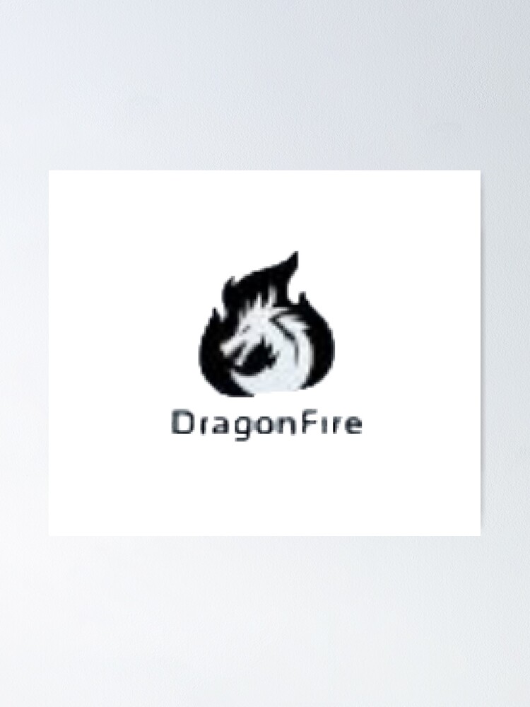 "" Dragon Fire Team " Logo" Poster for Sale by shop-master910 | Redbubble