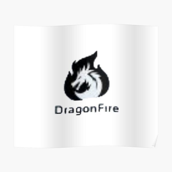 "" Dragon Fire Team " Logo" Poster for Sale by shop-master910 | Redbubble