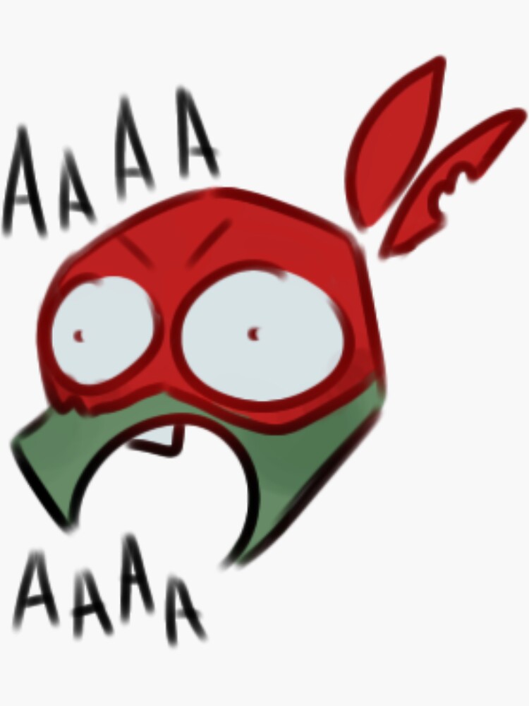 "AAAAA (Raph)" Sticker for Sale by Duckiee09 | Redbubble
