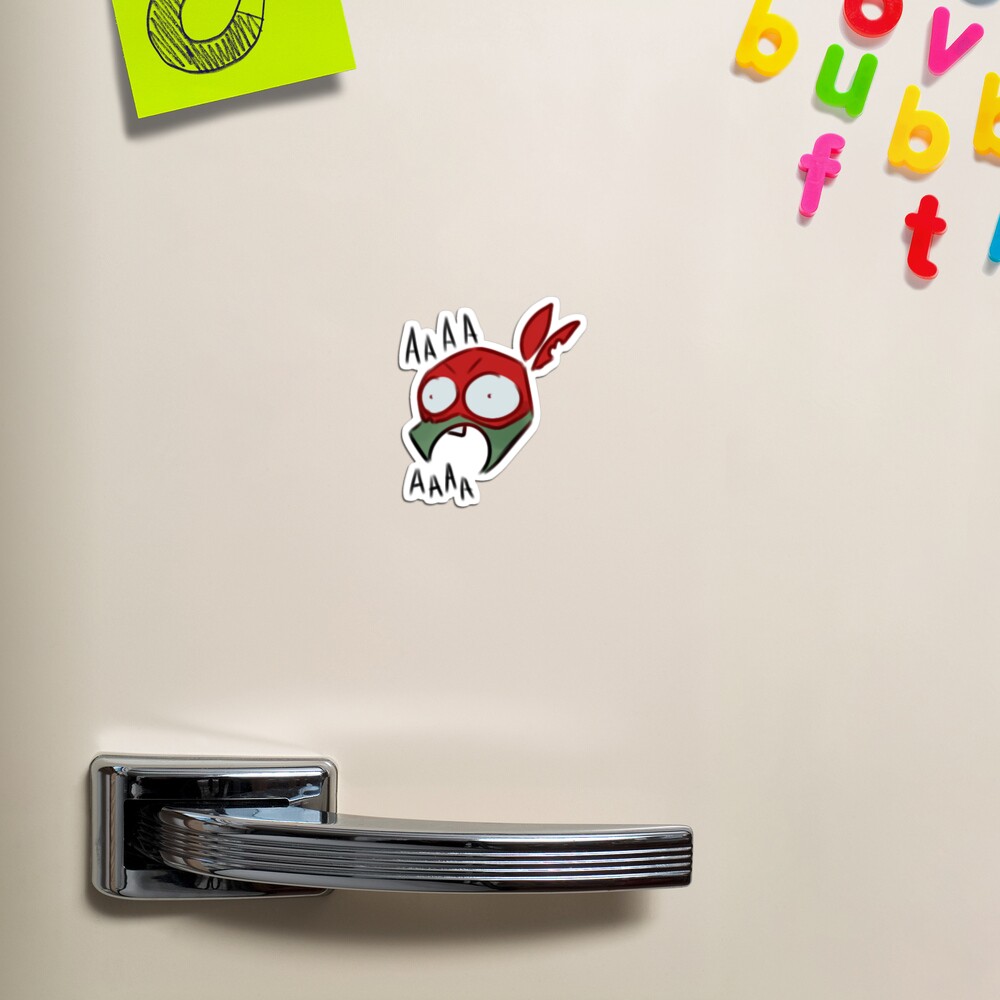 "AAAAA (Raph)" Sticker for Sale by Duckiee09 | Redbubble