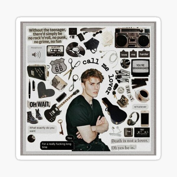 "Sam Fender " Sticker for Sale by KHADAT | Redbubble