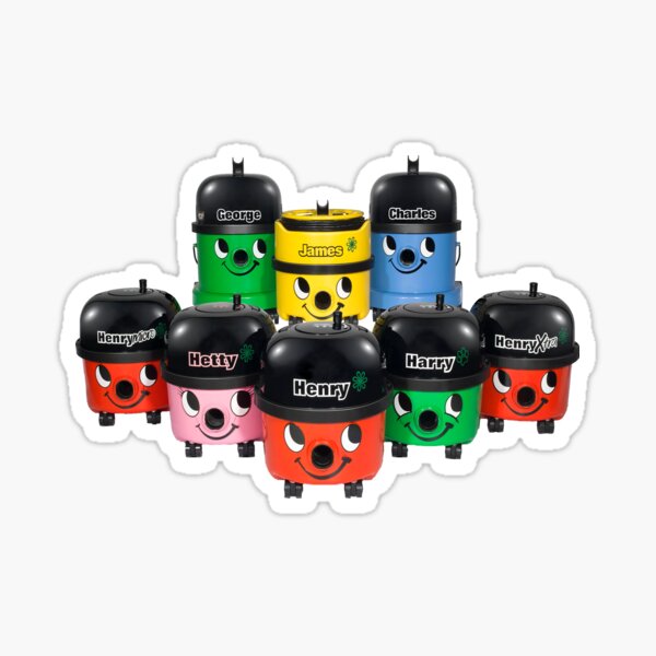 "Henry Hoover And Friends" Sticker for Sale by Daenerys-3 | Redbubble
