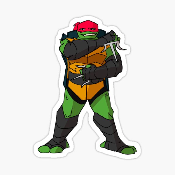 "raph!" Sticker for Sale by blipity-blopity | Redbubble