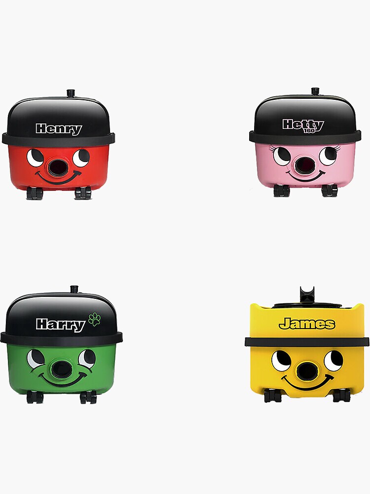 "Henry Hoover And Friends" Sticker for Sale by Daenerys-3 | Redbubble