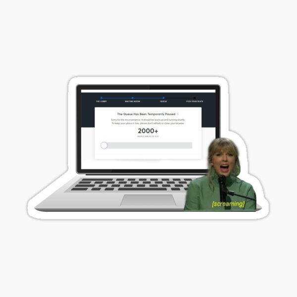 "chaotic presale" Sticker for Sale by theislandgirl | Redbubble