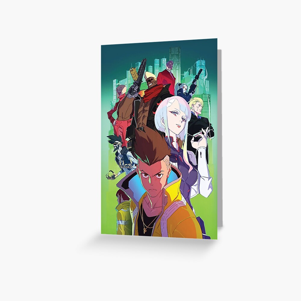 "Lucy and david Cyberpunk Edgerunners" Greeting Card for Sale by ...