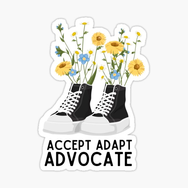 "National School Psychology Week - Accept Adapt Advocate" Sticker for ...