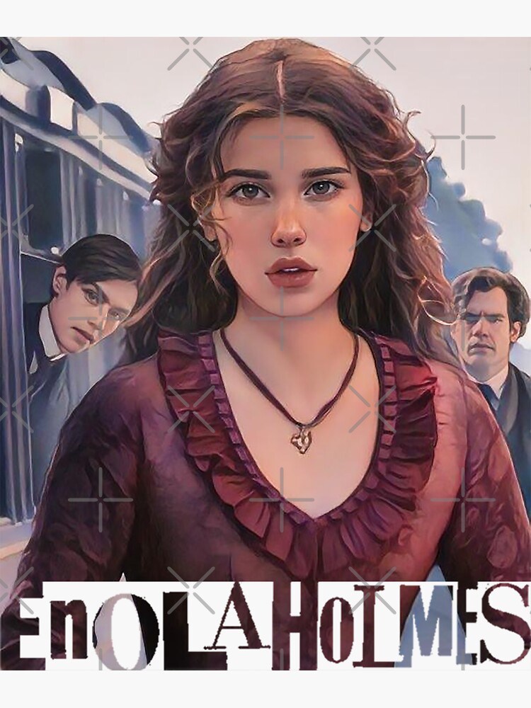 "Enola Holmes" Sticker for Sale by hbbee | Redbubble