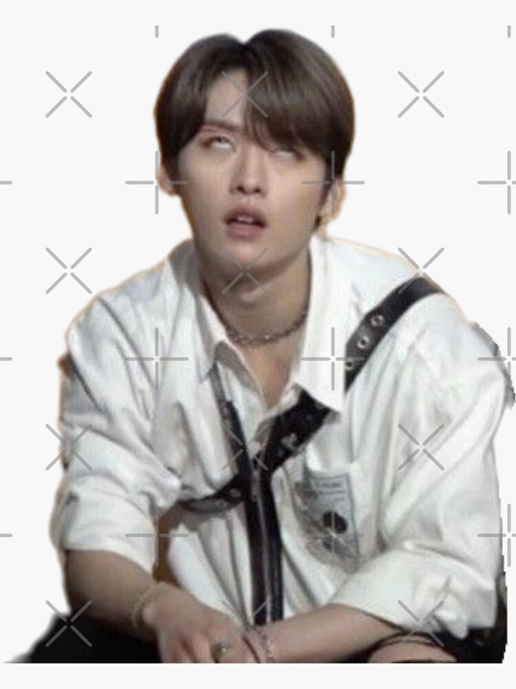 "Lee Know funny meme - STRAY KIDS skz" Sticker for Sale by Monahh98 ...