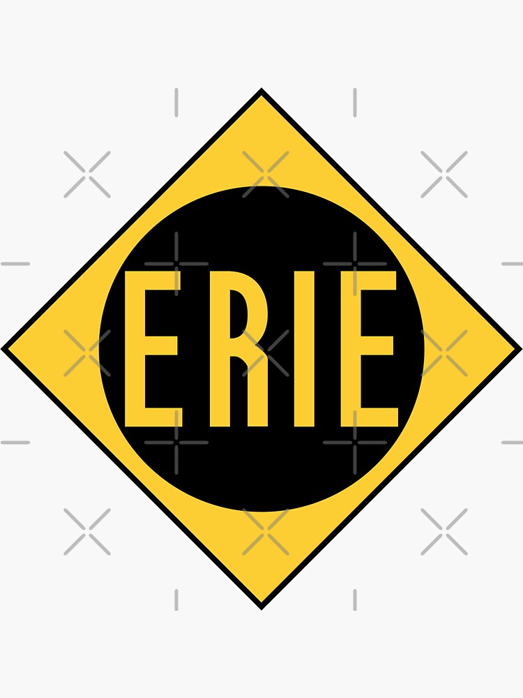 "Erie Railroad Logo" Sticker for Sale by FRStudio | Redbubble