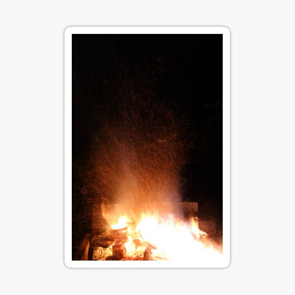 "Explosions in Fire" Sticker for Sale by Strange-Studios | Redbubble