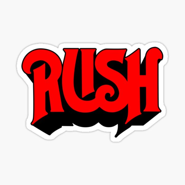 "Red Rush Logo " Sticker for Sale by layneklr | Redbubble